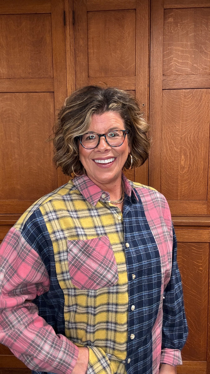 Neela Multi Color Plaid Flannel Shirt – District23